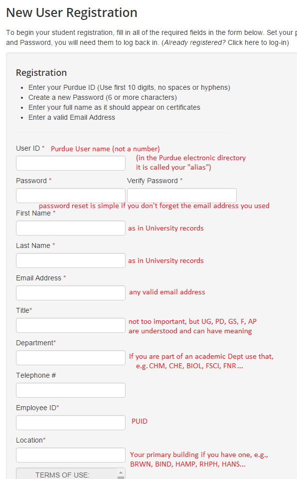 LSF Registration Intro - James Tarpo Jr. and Margaret Tarpo Department ...
