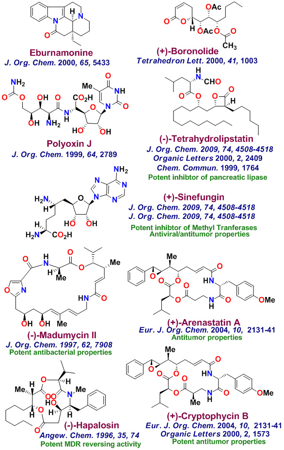 Purdue Chemistry: The Ghosh Laboratory: Total Synthesis of Bioactive ...